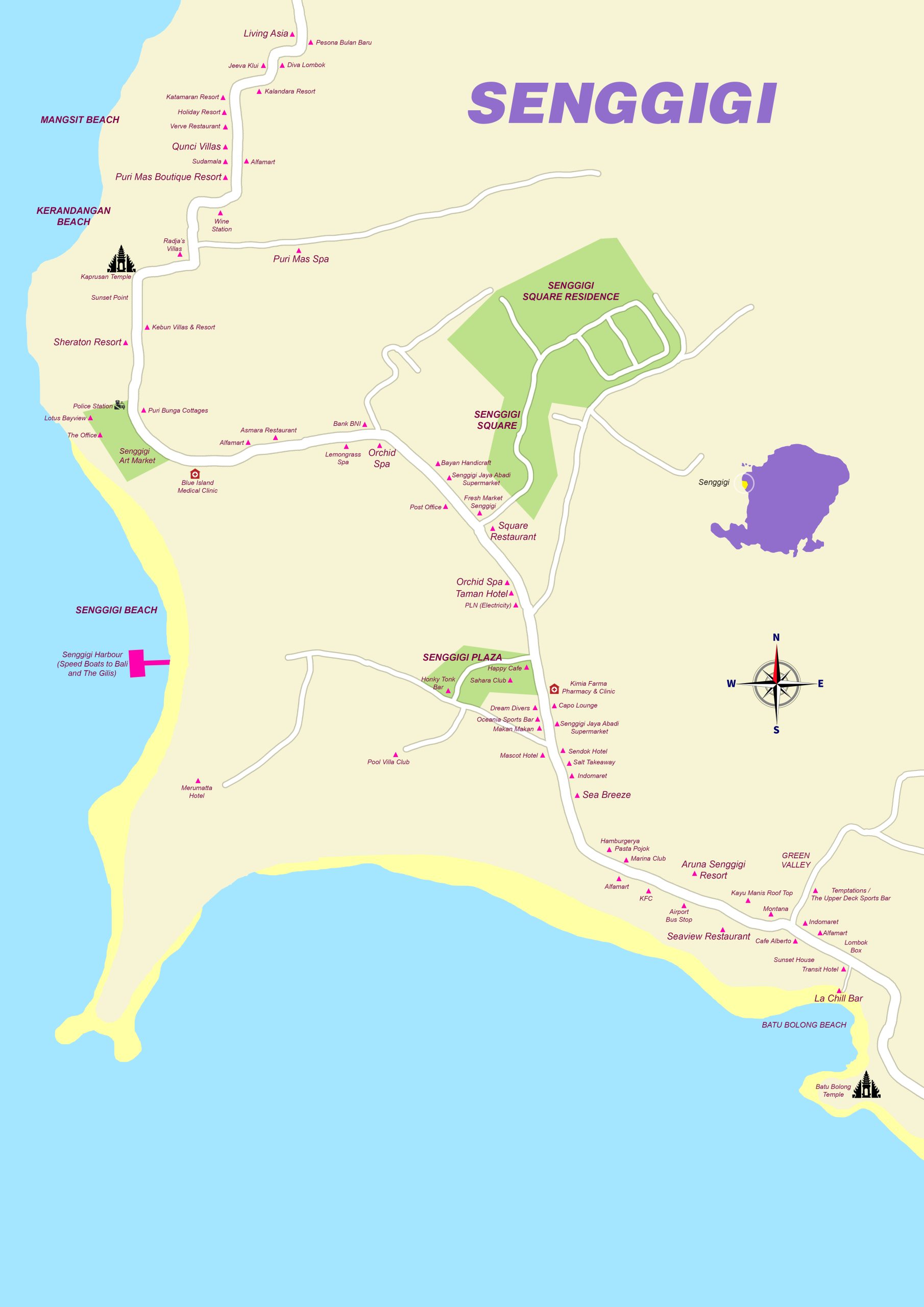 Maps - THE LOMBOK GUIDE