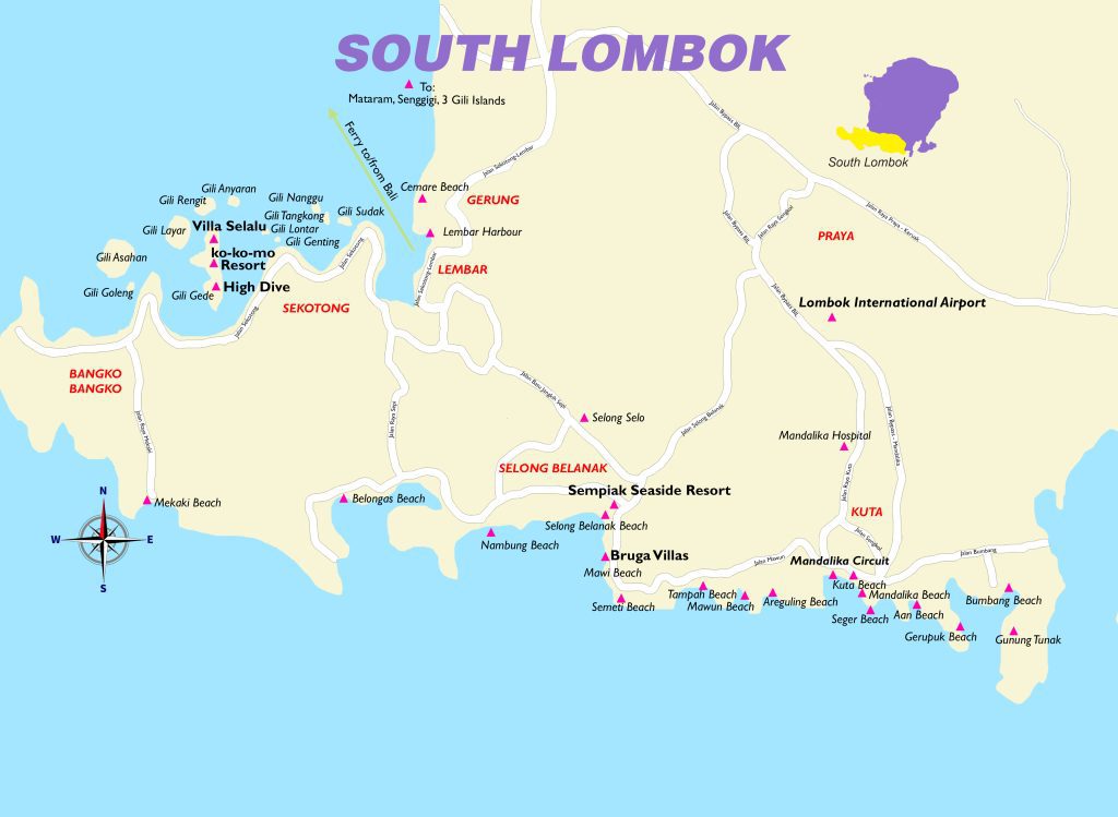 Maps - THE LOMBOK GUIDE
