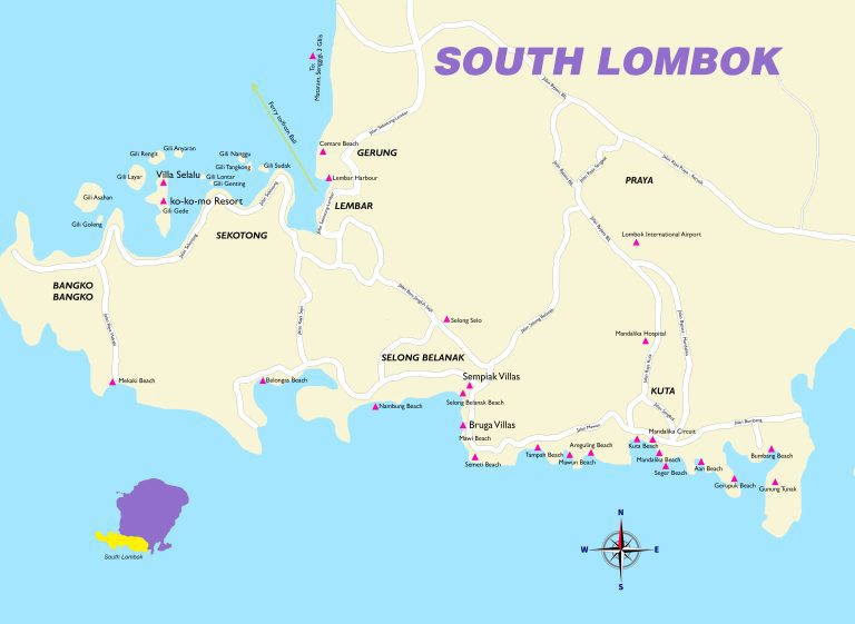 Maps - THE LOMBOK GUIDE